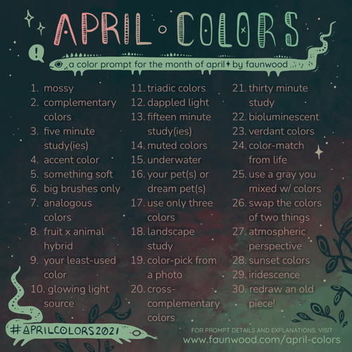 April Colors 2021 — Faunwood