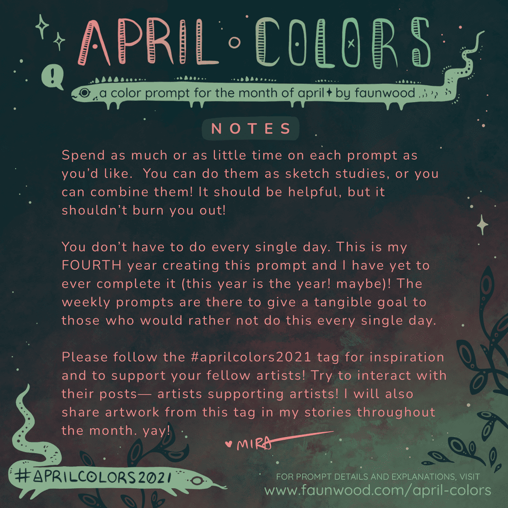 April Colors 2021 — Faunwood