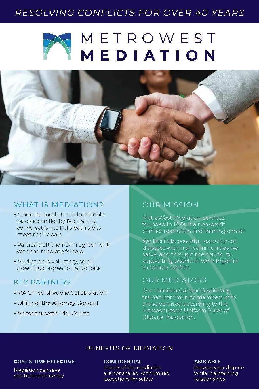 Our Mission — Metrowest Mediation Services