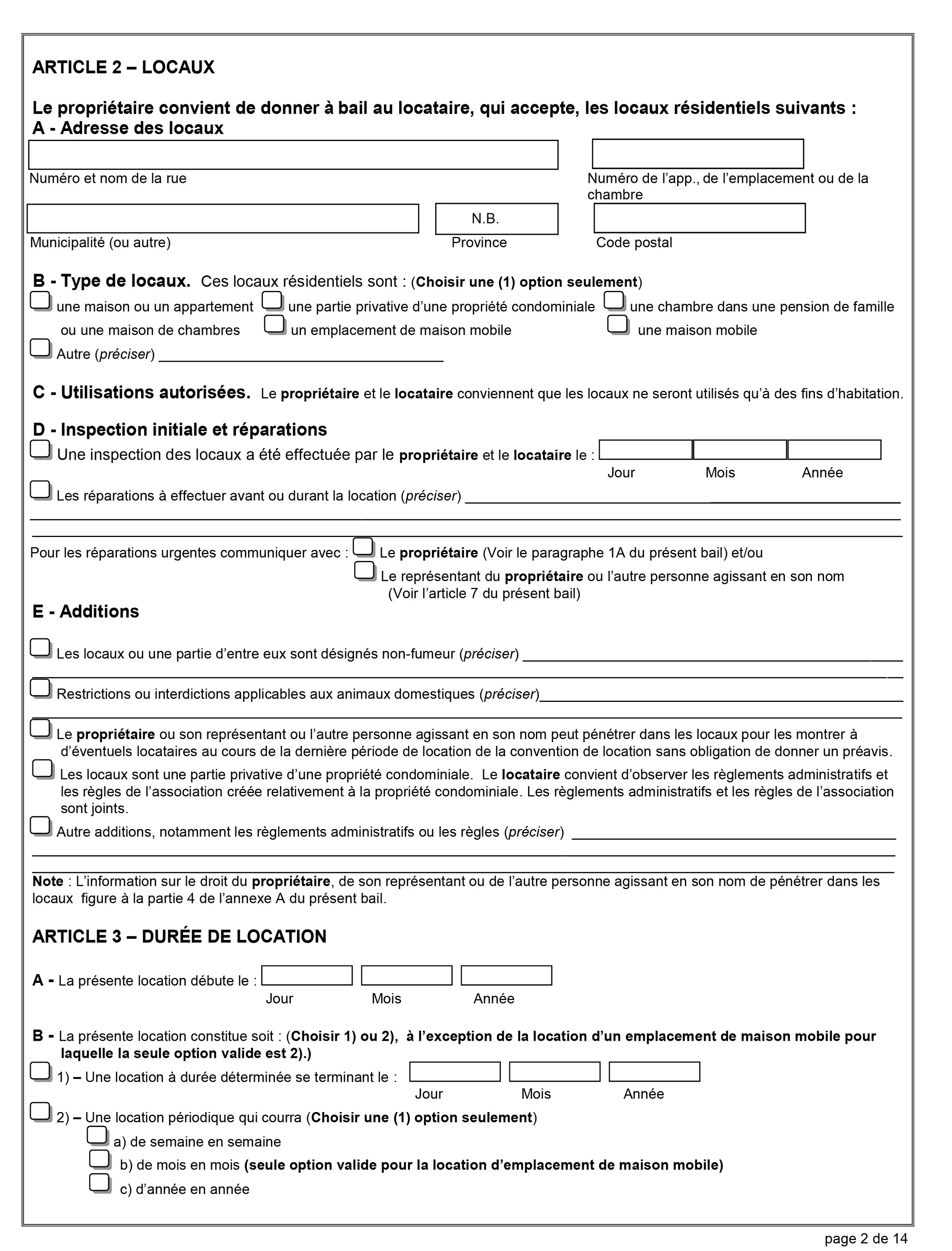 TPN RESIDENTIAL LEASE 3rd Floor — Tannery Place