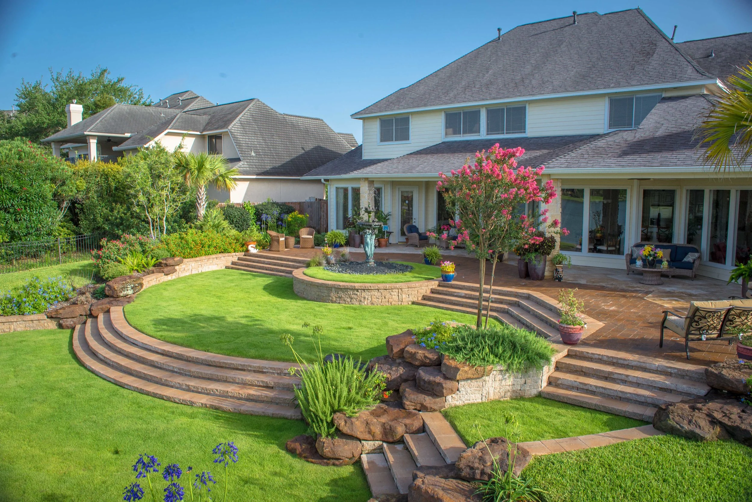 Courtyards Designs - The Woodlands — Mirror Lake Designs - Landscape ...