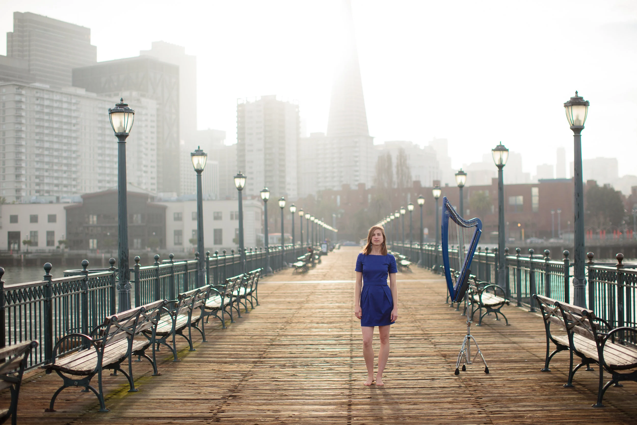 Amelia Romano, Harpist