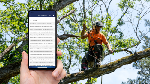 New Tree Care-Specific Toolbox Talks Added to SafetyOne™ Platform ...