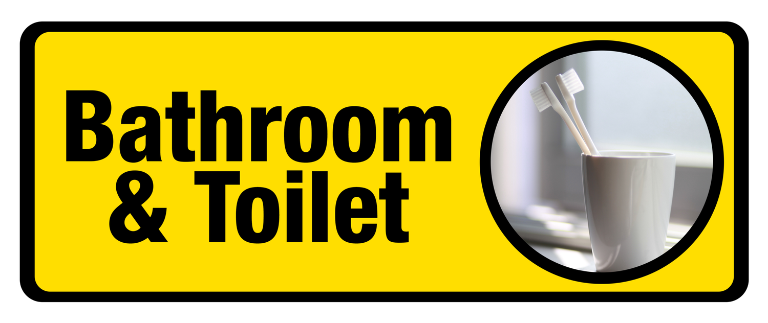 Toilet & Bathroom Signs — Wall Wraps and Graphics for Dementia Care