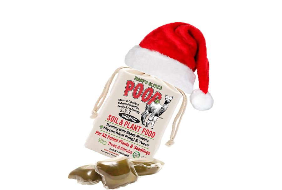 Mary's Alpaca Poop+ in PODS. Organic fertilizer