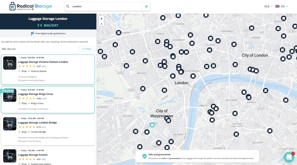 Radical Storage Review - Cost, Locations, Features, & More | EXSPLORE