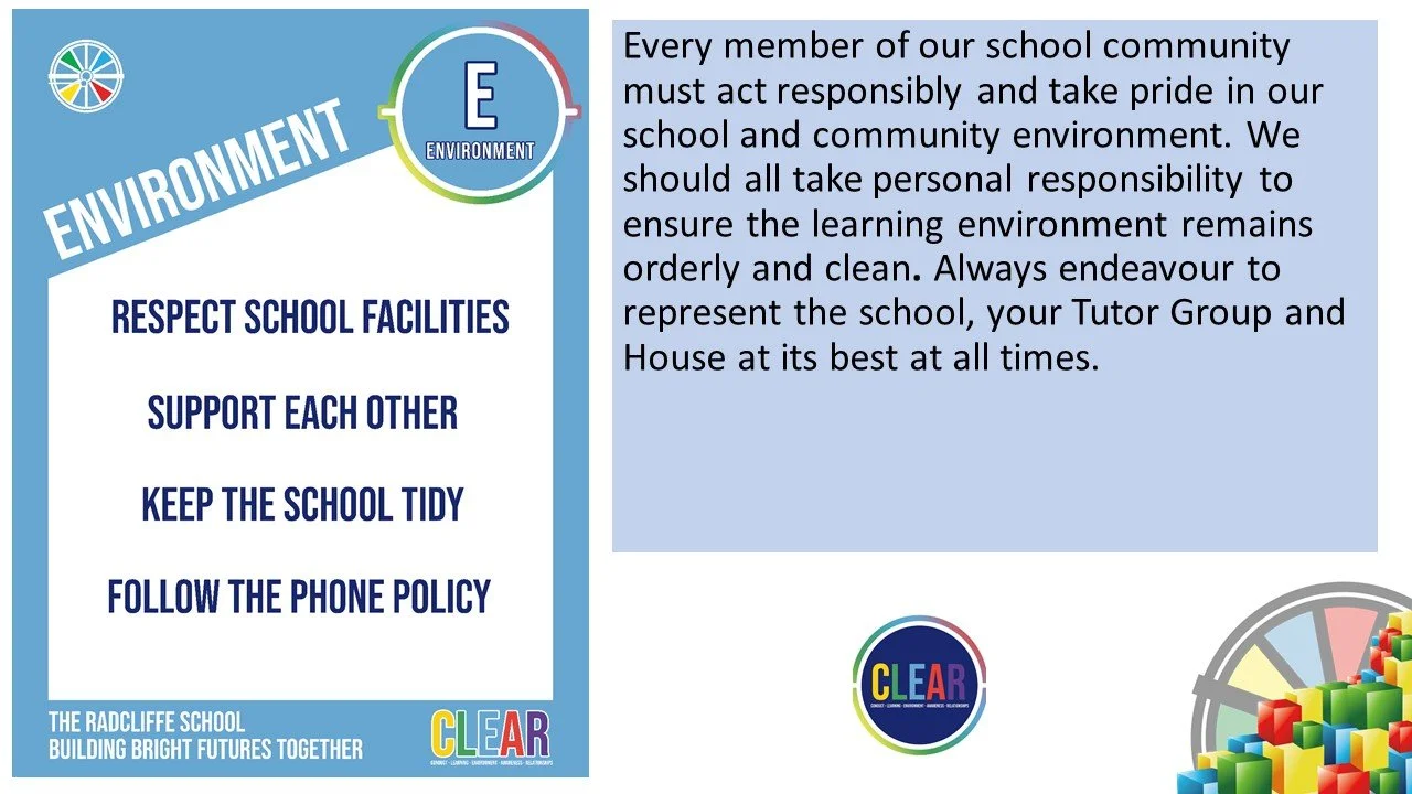 CLEAR — The Radcliffe School
