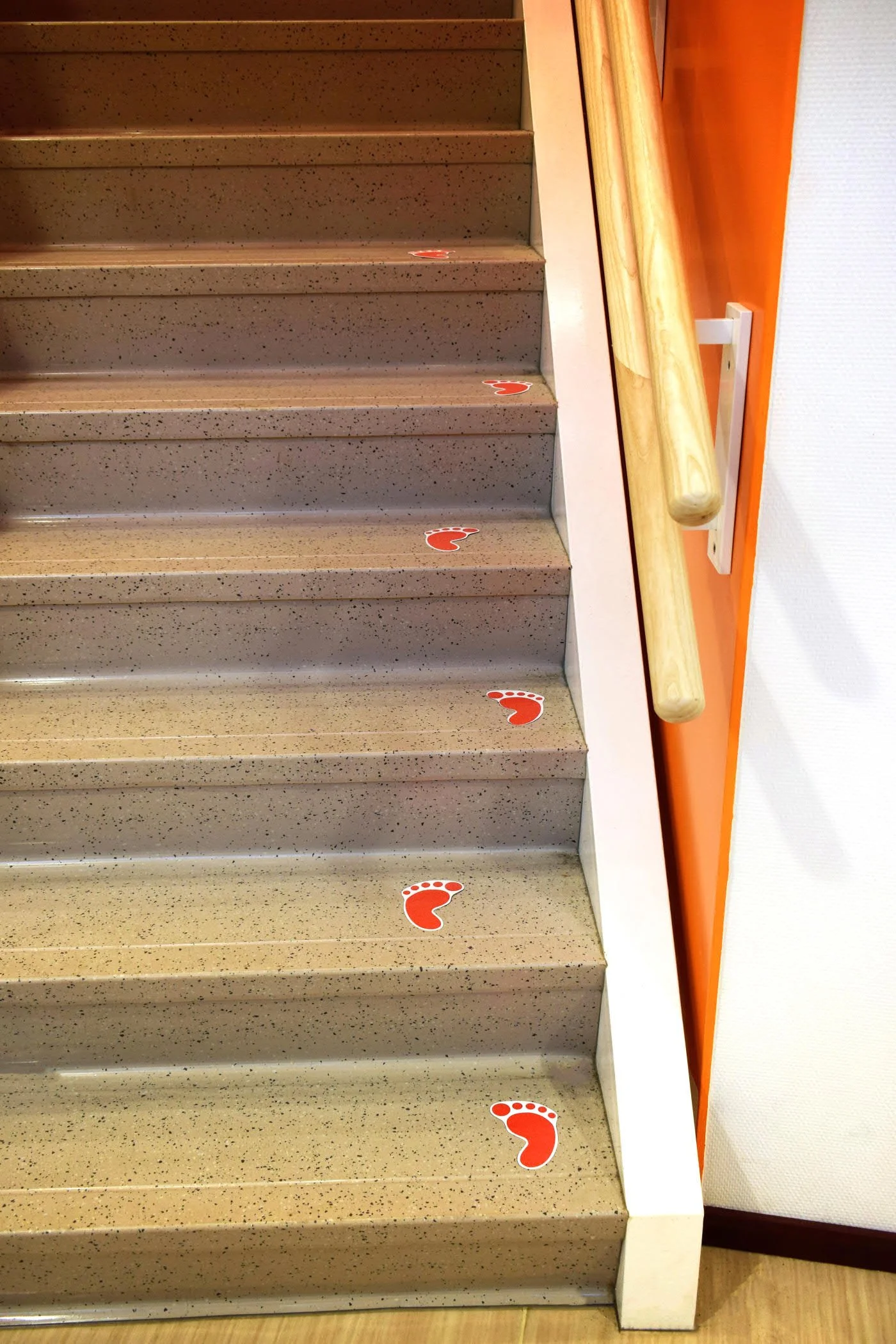 Anti-Slip Stickers - Red Feet — Finger Protection Ireland