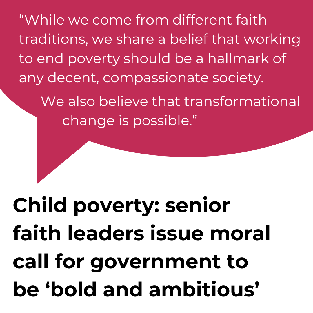 Faith Leaders Unite in Moral Call Against Child Poverty — Free Churches ...