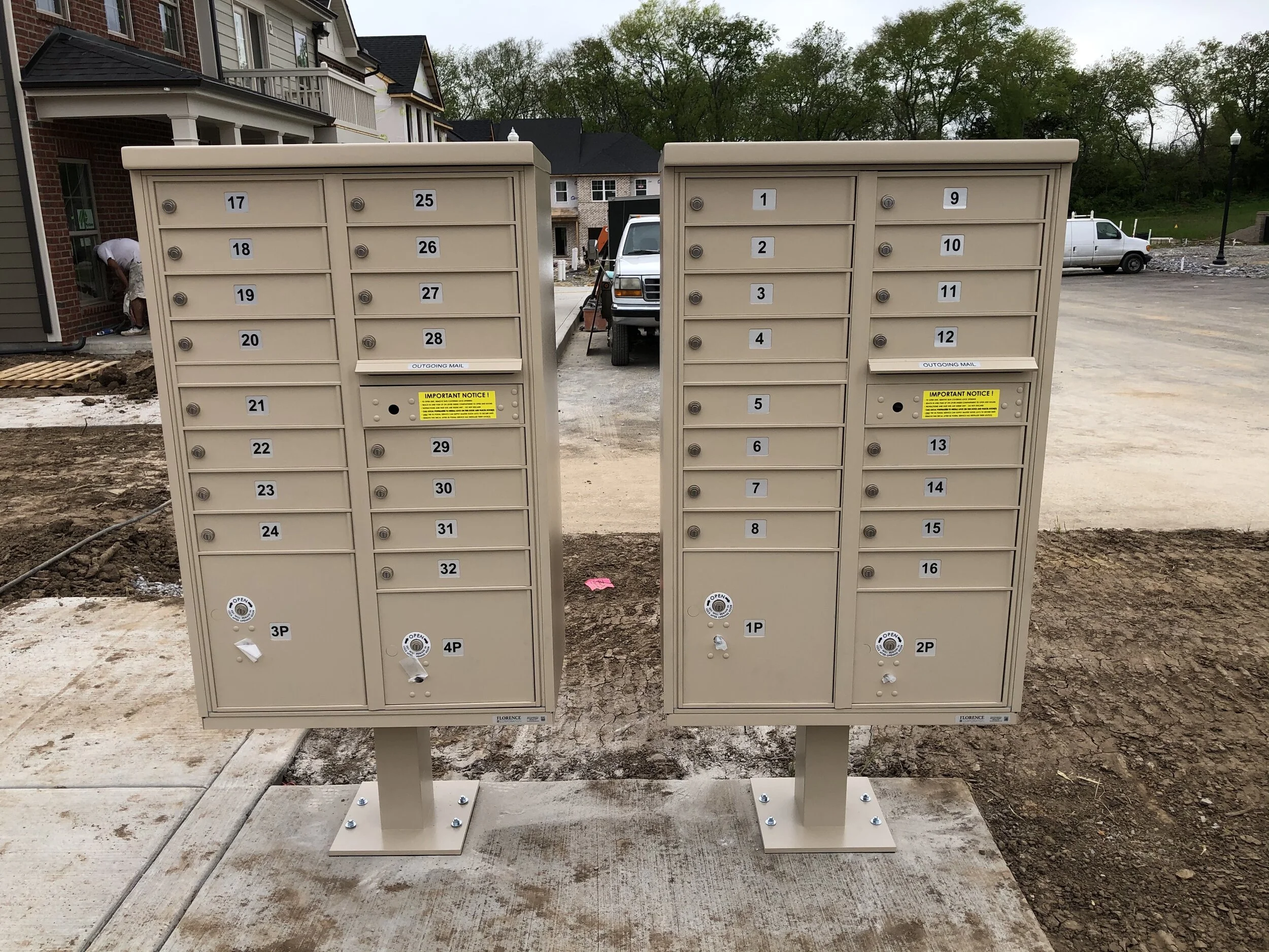 Cluster Box Mailboxes Nashville CBU Mailbox Installation Nashville
