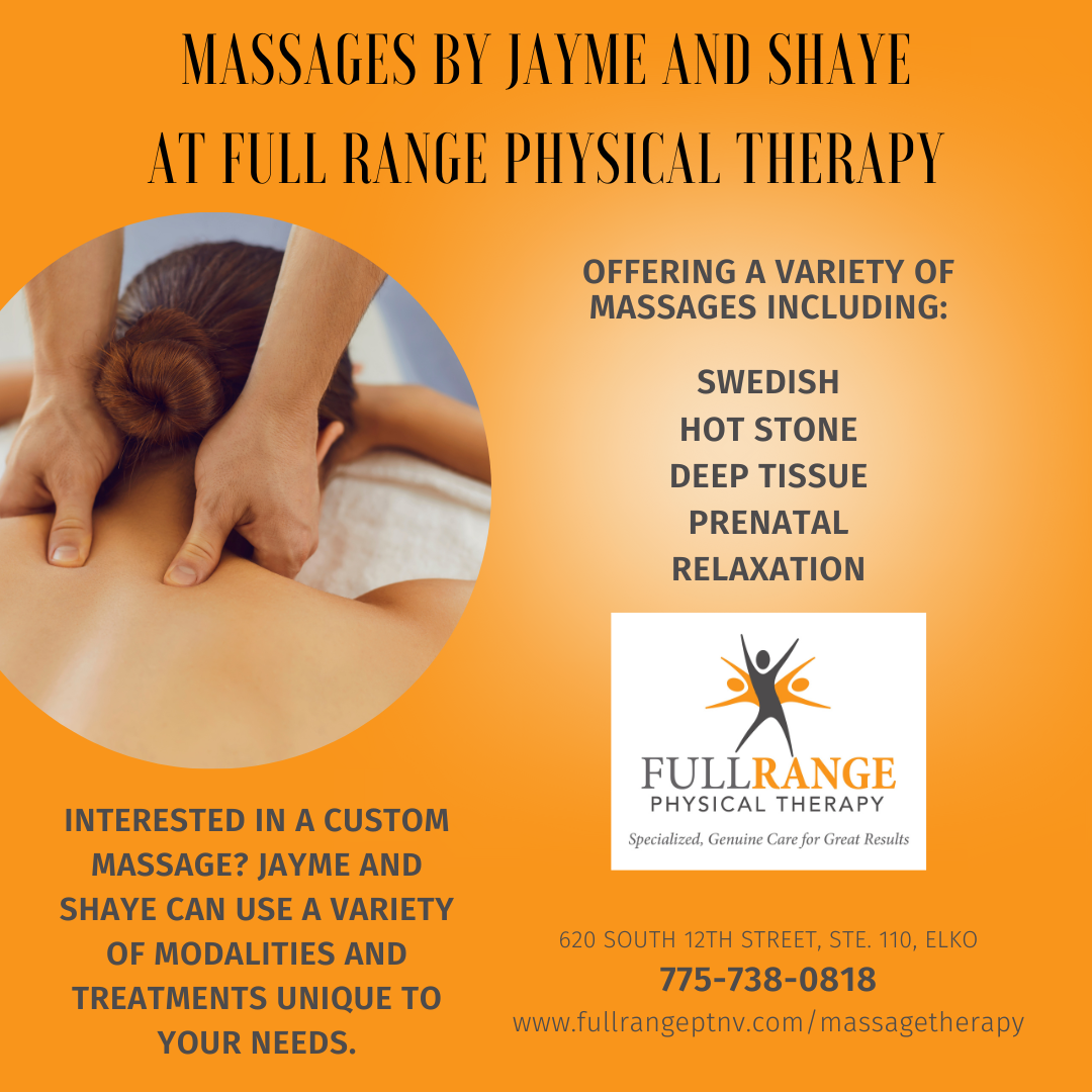 Massage Therapy — Full Range Physical Therapy