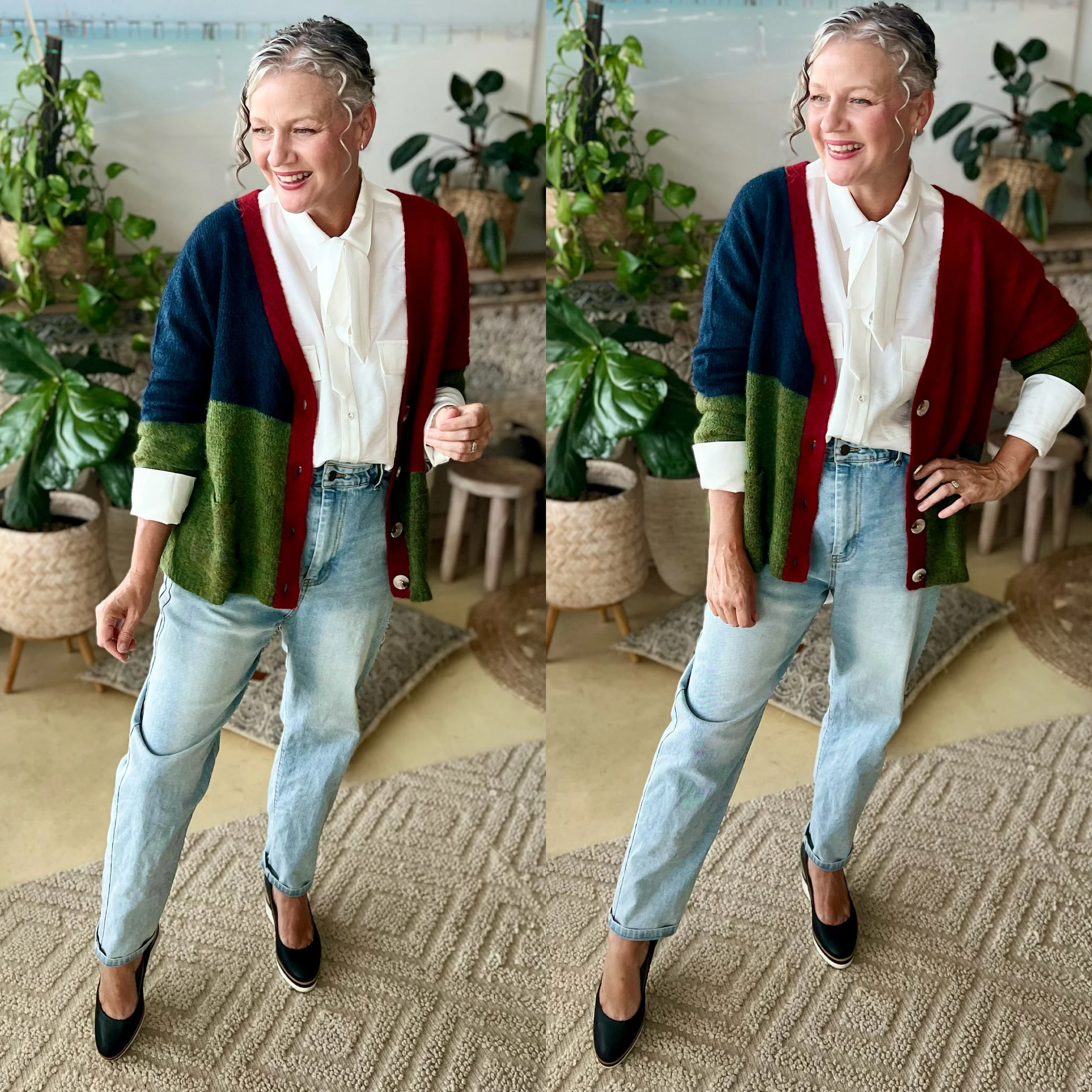 How To Style A Print Cardigan Nat Tucker — Make It Look Easy