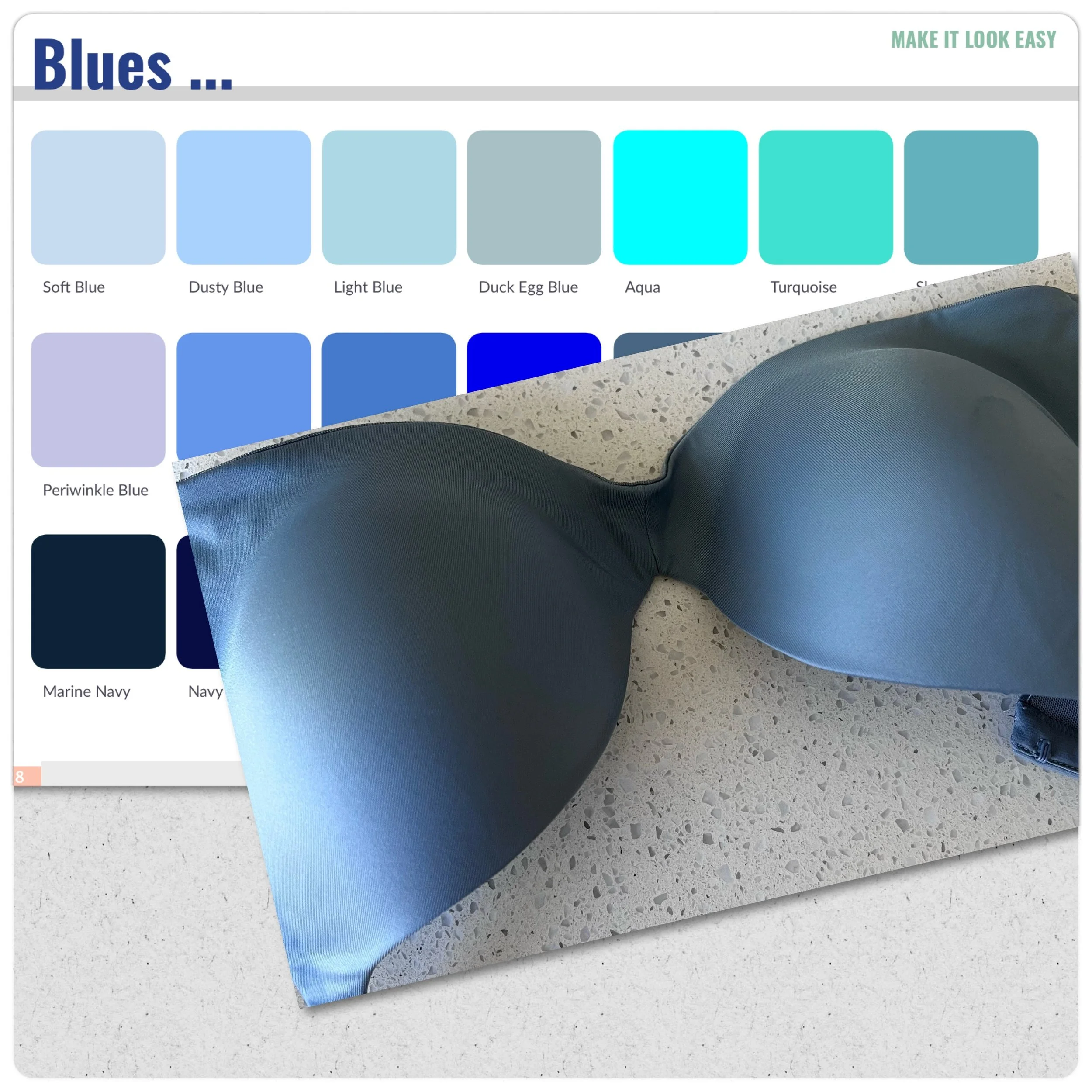 Select A Bra Colour That Pops Nat Tucker — Make It Look Easy