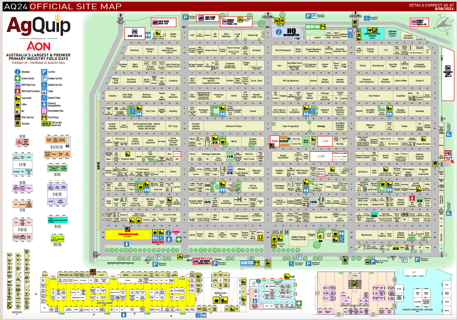 AgQuip Field Days - Site Map | ACM Rural Events