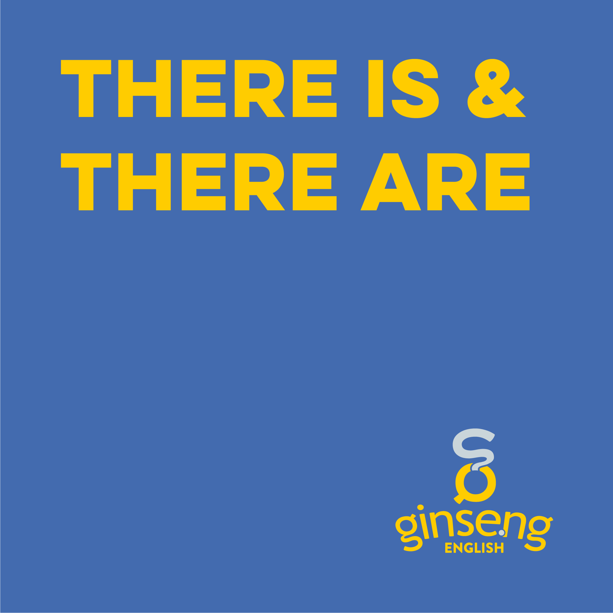 There Is And There Are In English Grammar Ginseng English Learn English There Is And There Are In English Grammar Ginseng English Learn English