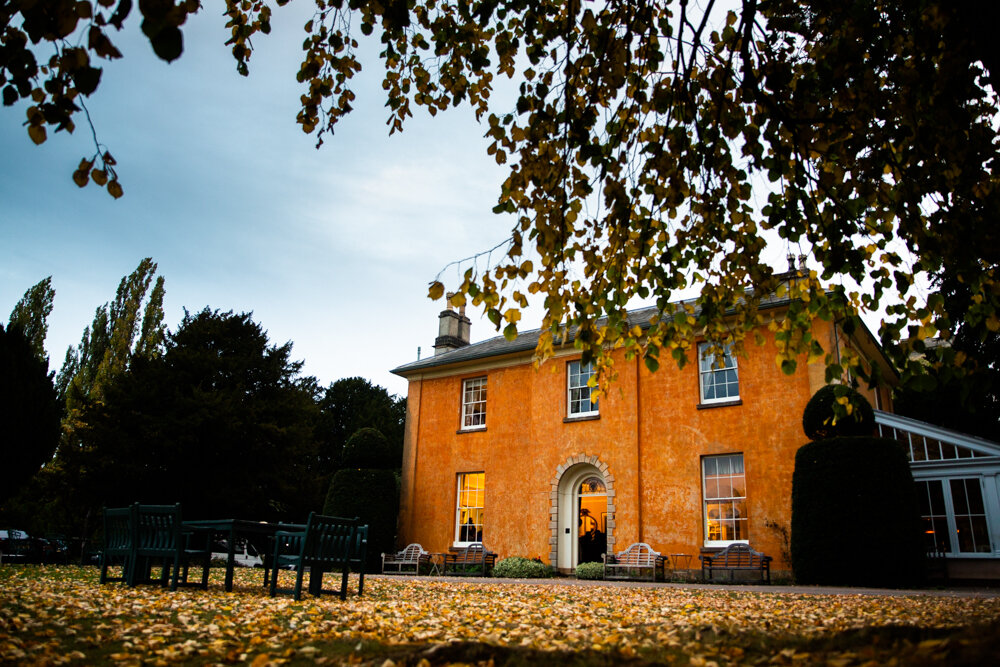 A beautiful autumn wedding day at Langar Hall in Nottingham — Christian ...