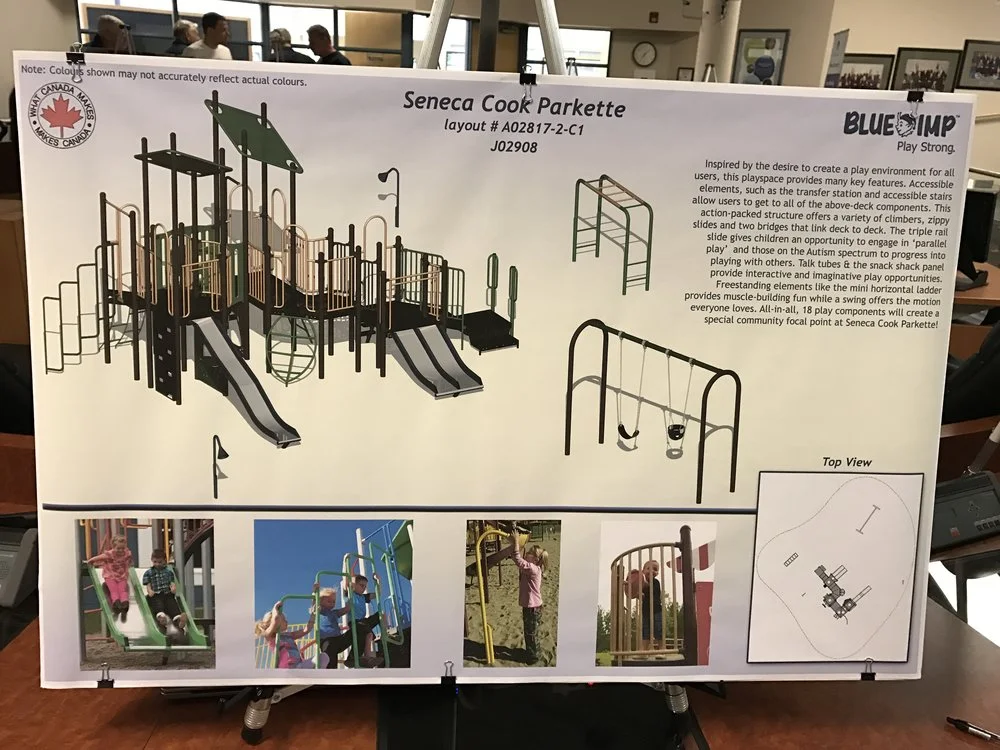 Seneca Cook Parkette & Jim Bond Park — Kelly Broome Councillor Ward 6 ...