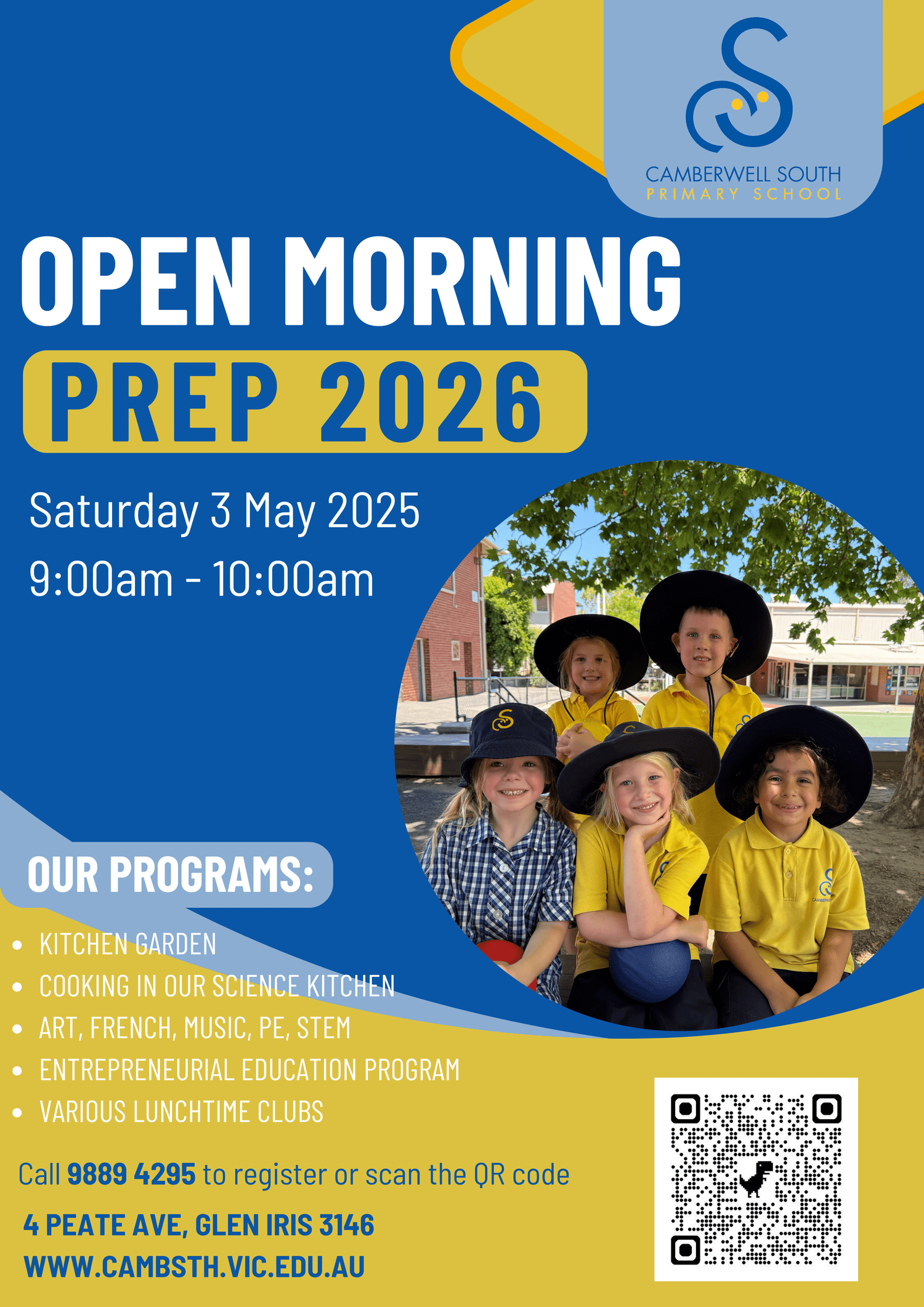 Prep 2026 — Camberwell South Primary School