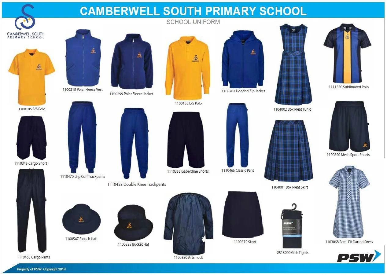 Uniform — Camberwell South Primary School