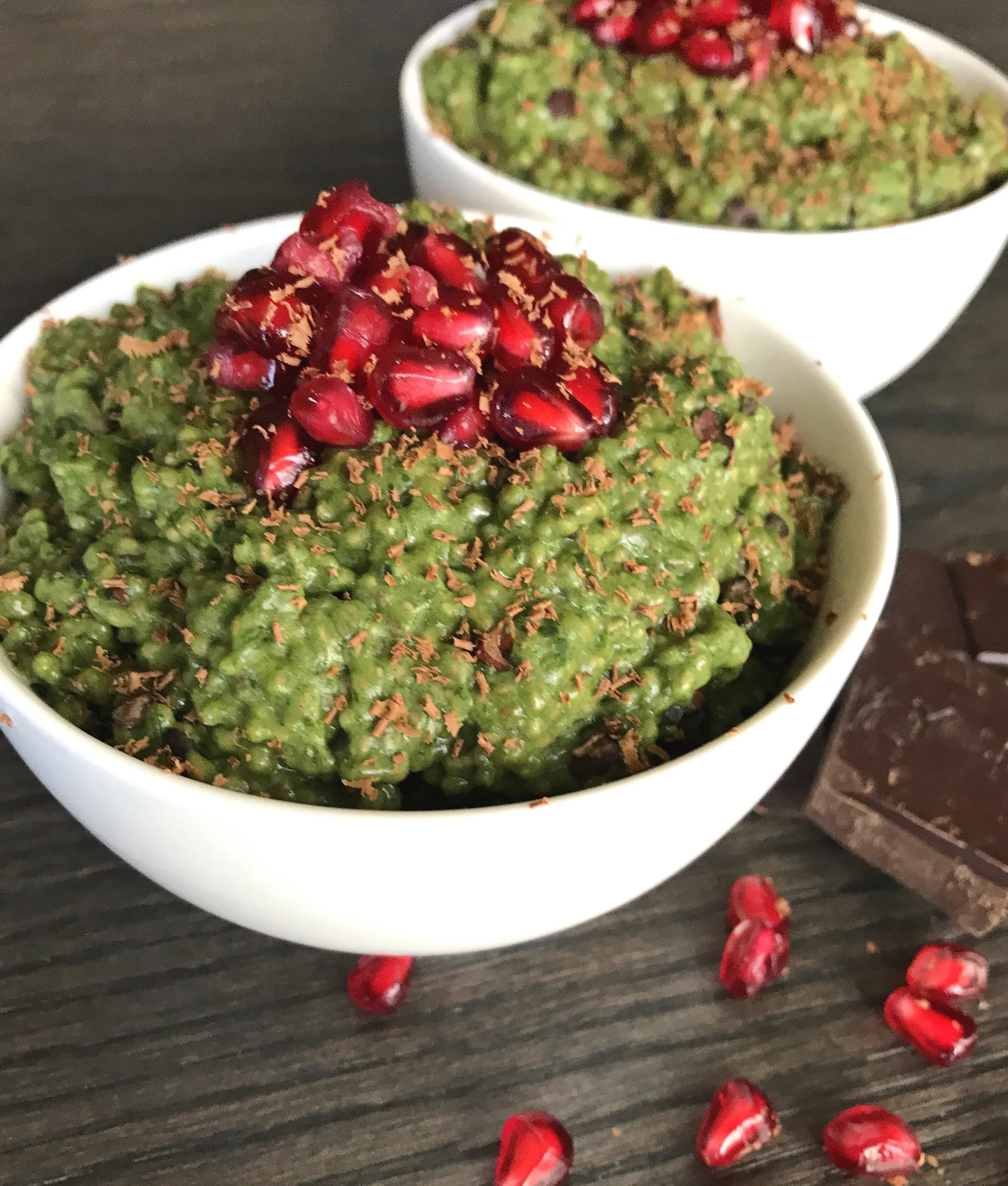 RUDOLPH RED & MINT CHOCOLATE CHIP CHIA PUDDING — Dr Tara's Sunshine