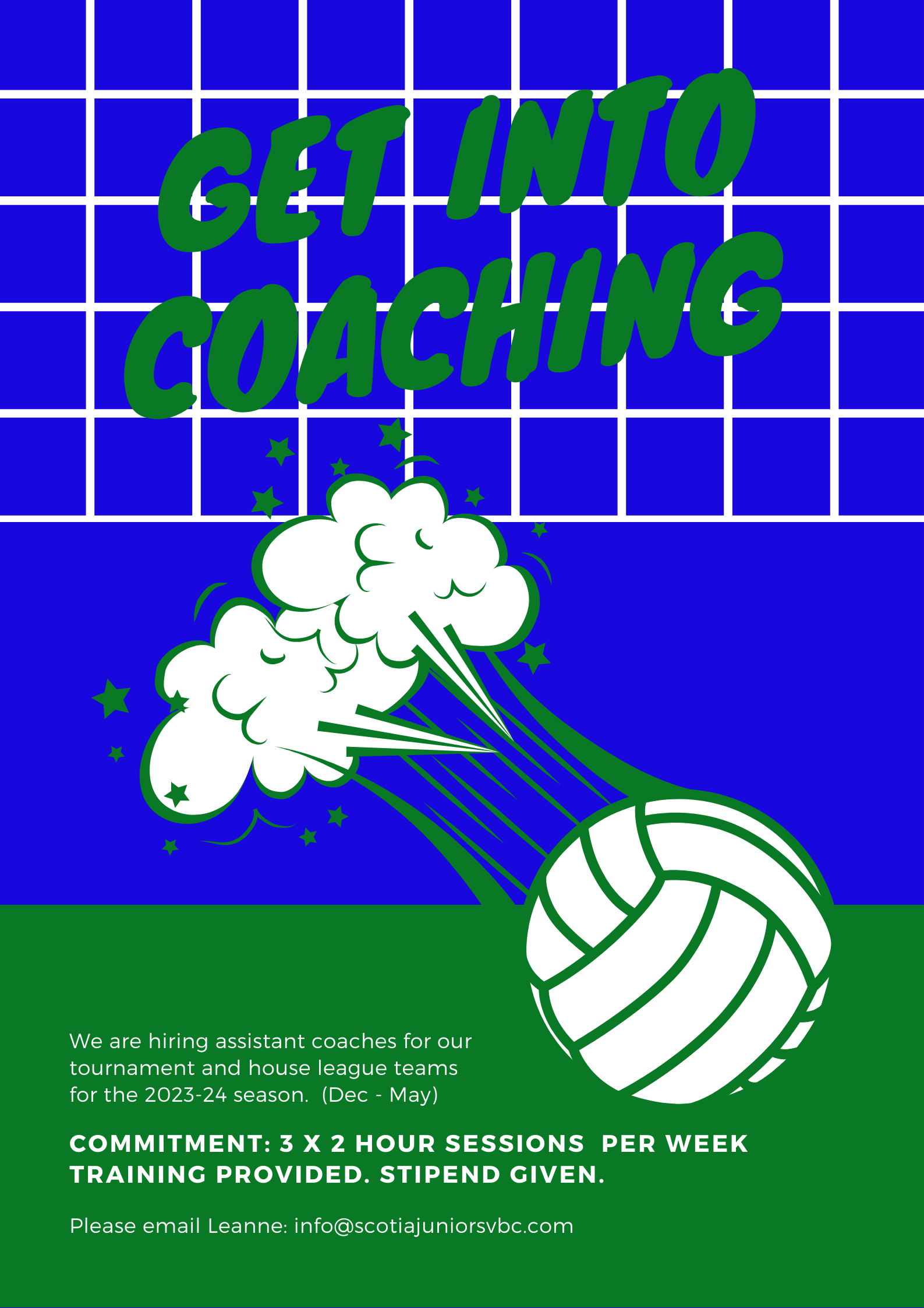 Become a Coach — Scotia Juniors VBC