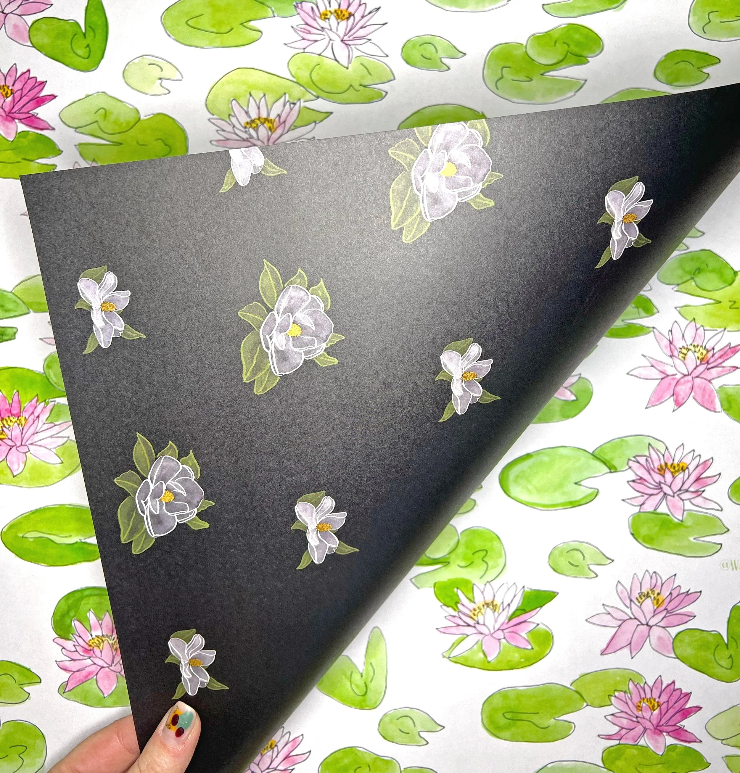 Wrapping Paper: Double Sided Cathedral-Streetcar — WalkingMan Studios