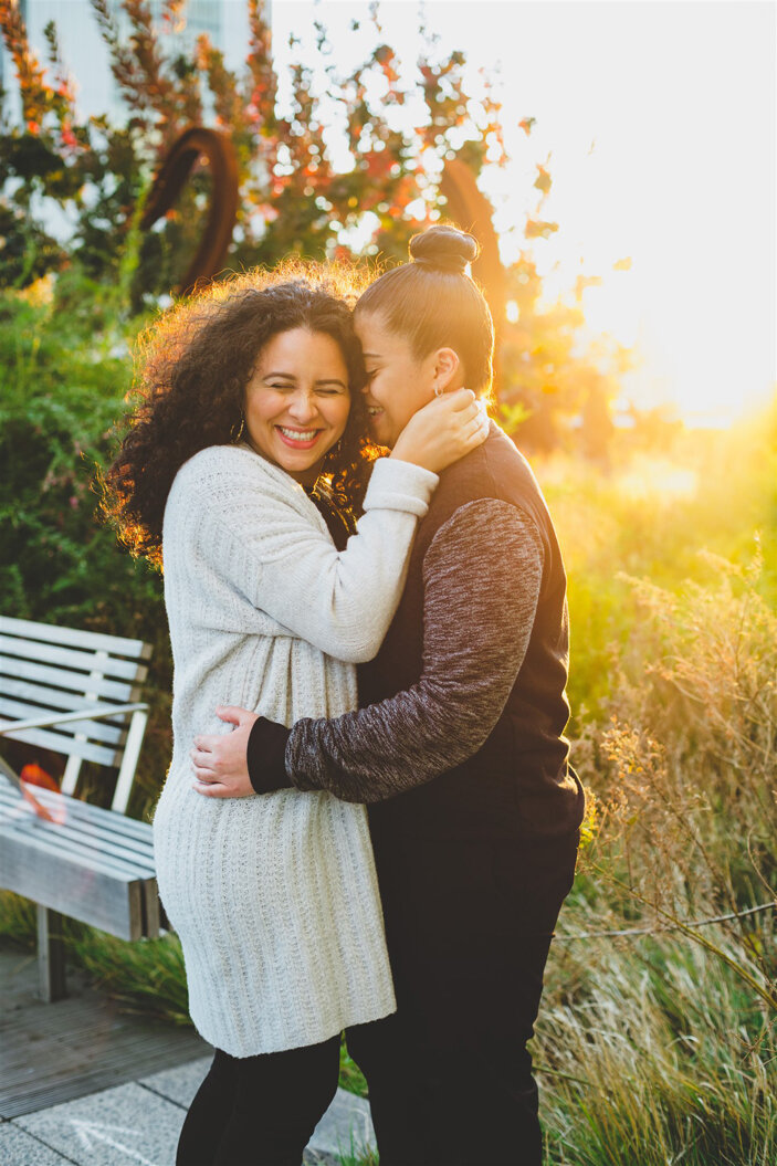 Fall Engagement Photos In The West Village | Crystal + Marissa | Cassie ...