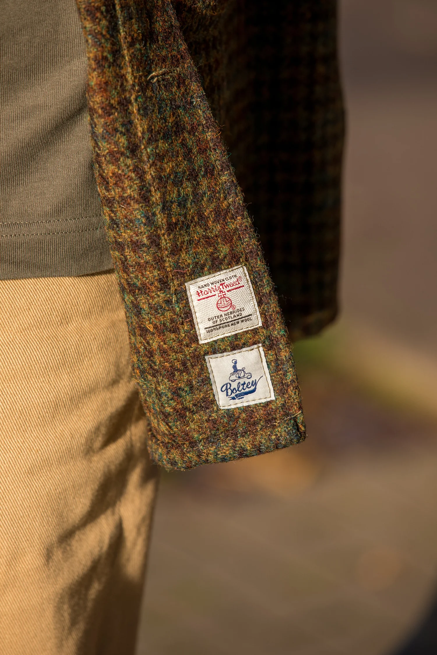 Harris Tweed overshirt by Boltey — Les Indispensables