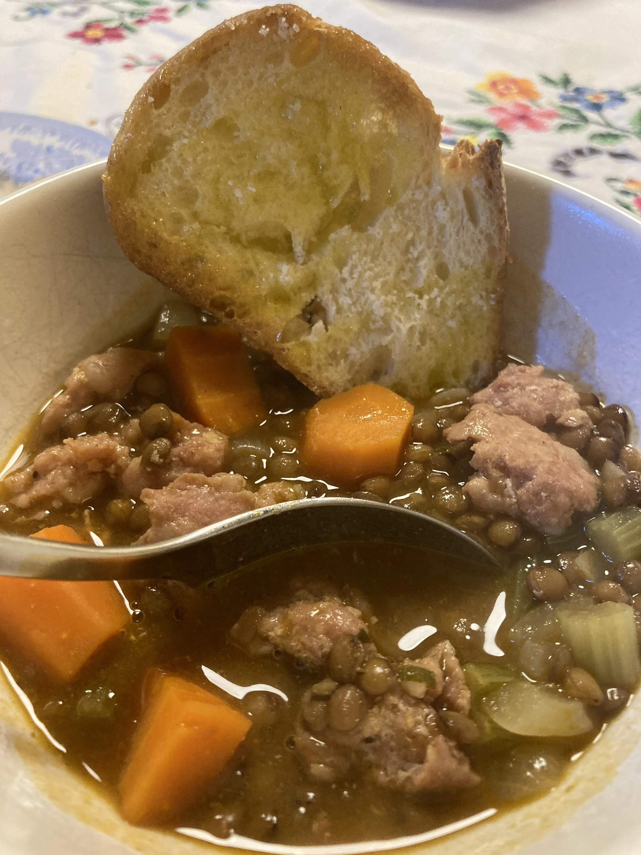 From My Italian Kitchen: Lentil Soup for the New Year — Two Parts Italy