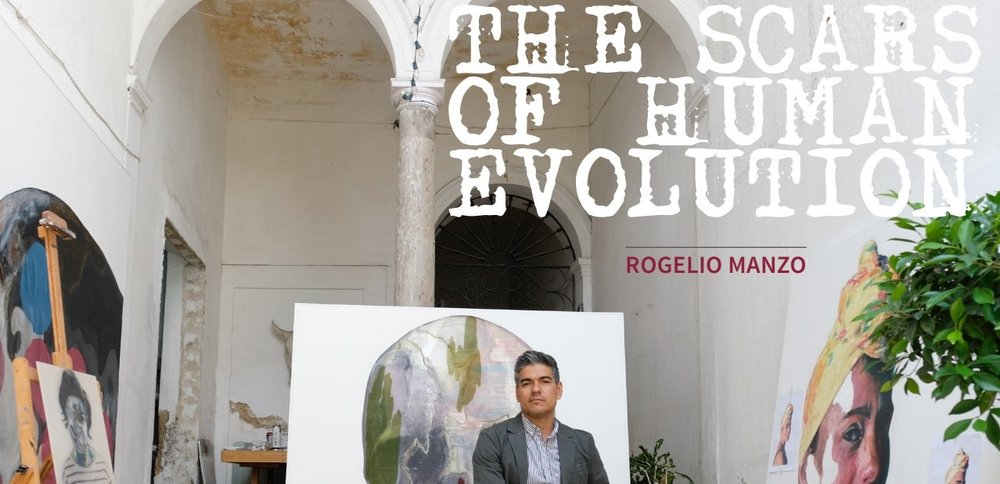 The Scars of Human Evolution by Rogelio Manzo — Chic Evolution in Art