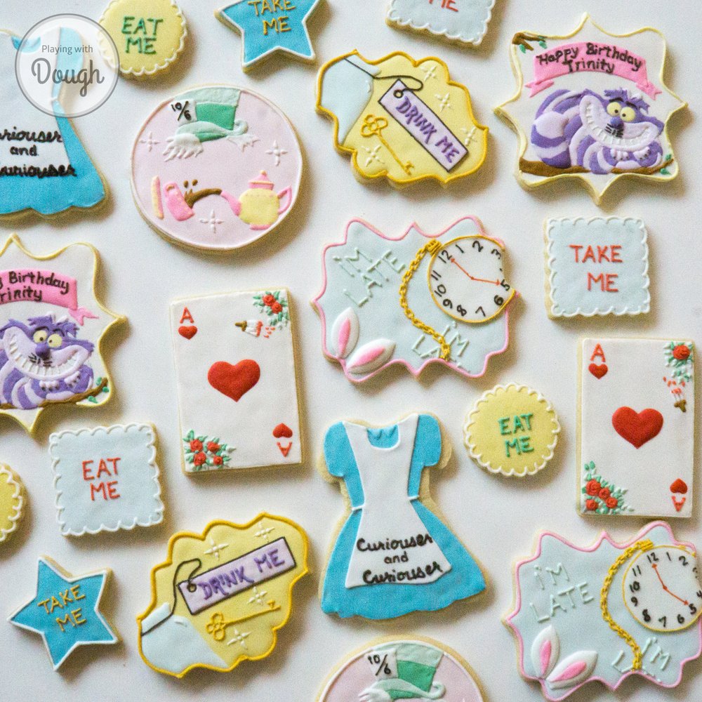 Alice In Wonderland Tea Party Cookies