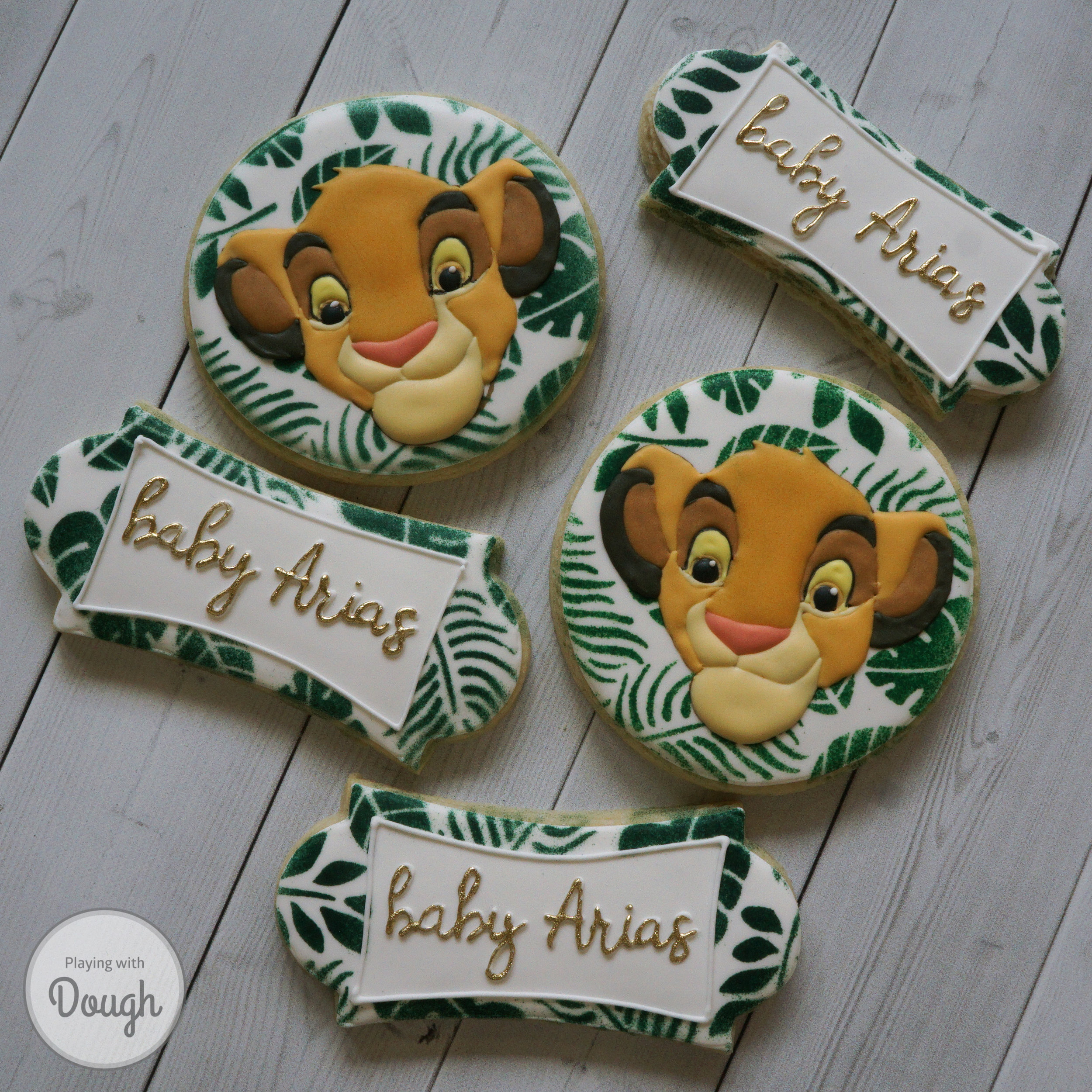 Playing with Dough - Custom Decorated Baby Cookies