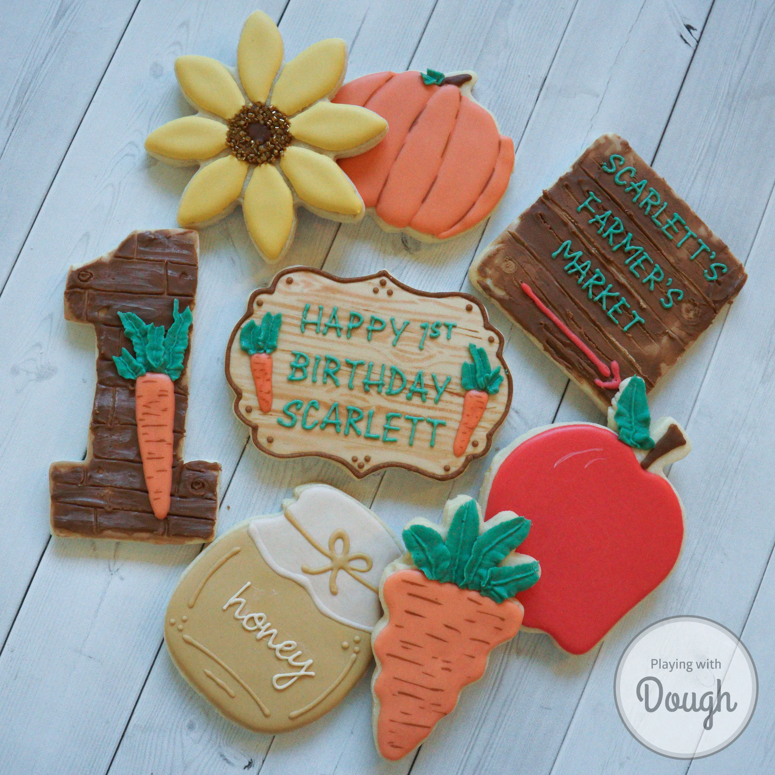 Farmers Market Cookies — Playing with Dough