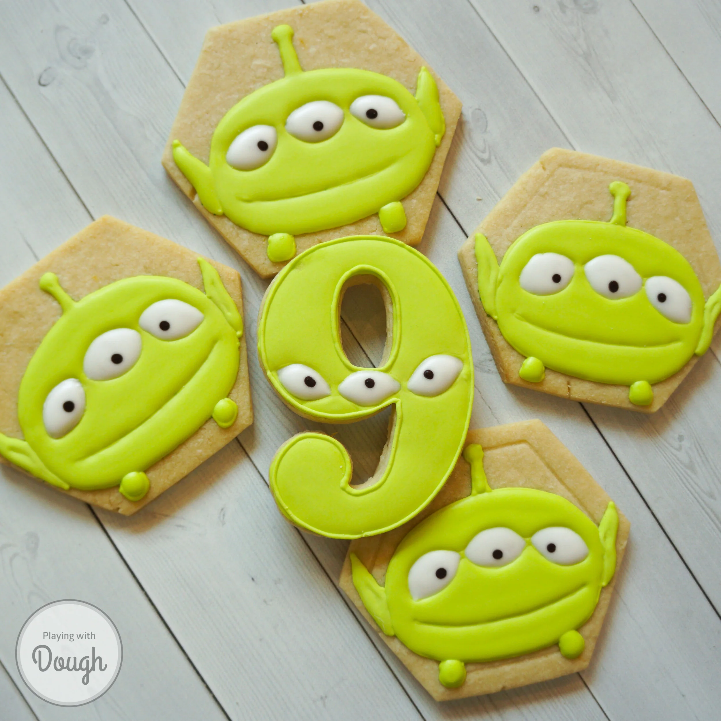 Playing with Dough - Custom Decorated Birthday Cookies