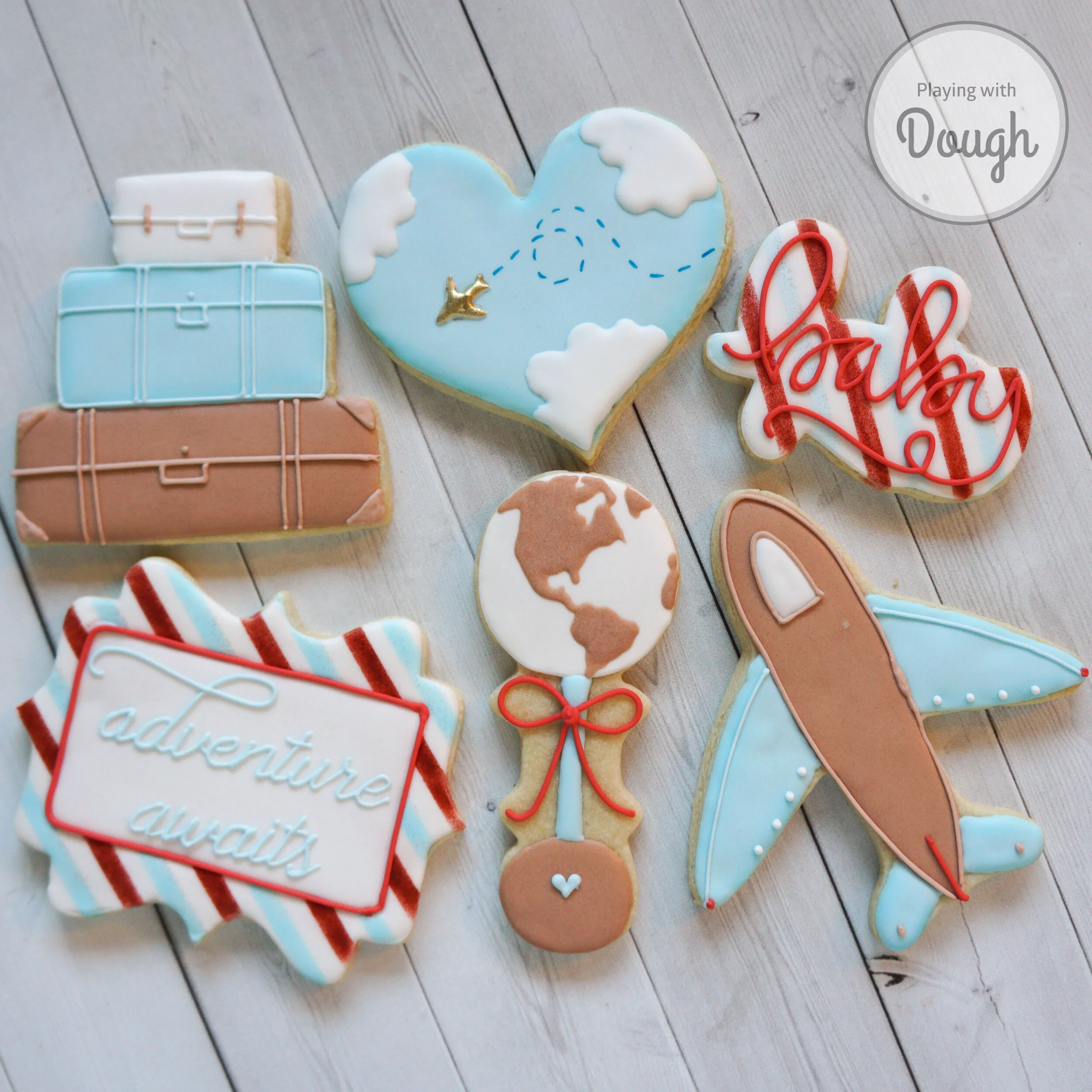 Playing with Dough - Custom Decorated Baby Cookies