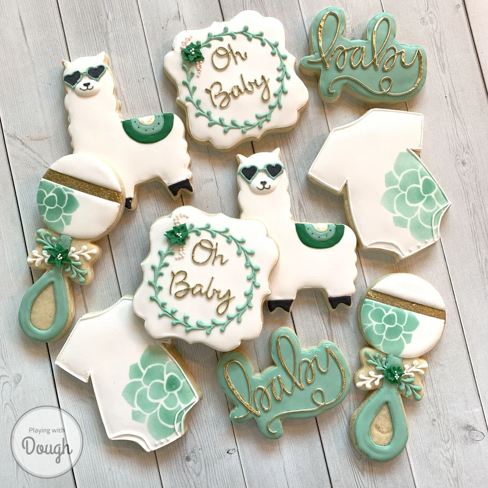 Baby Shower Cookies Boy