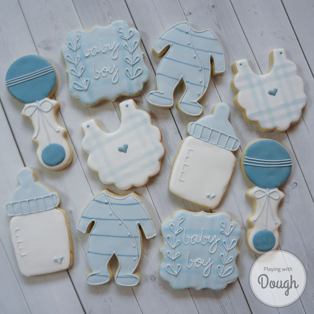 Baby Shower Cookies Boy