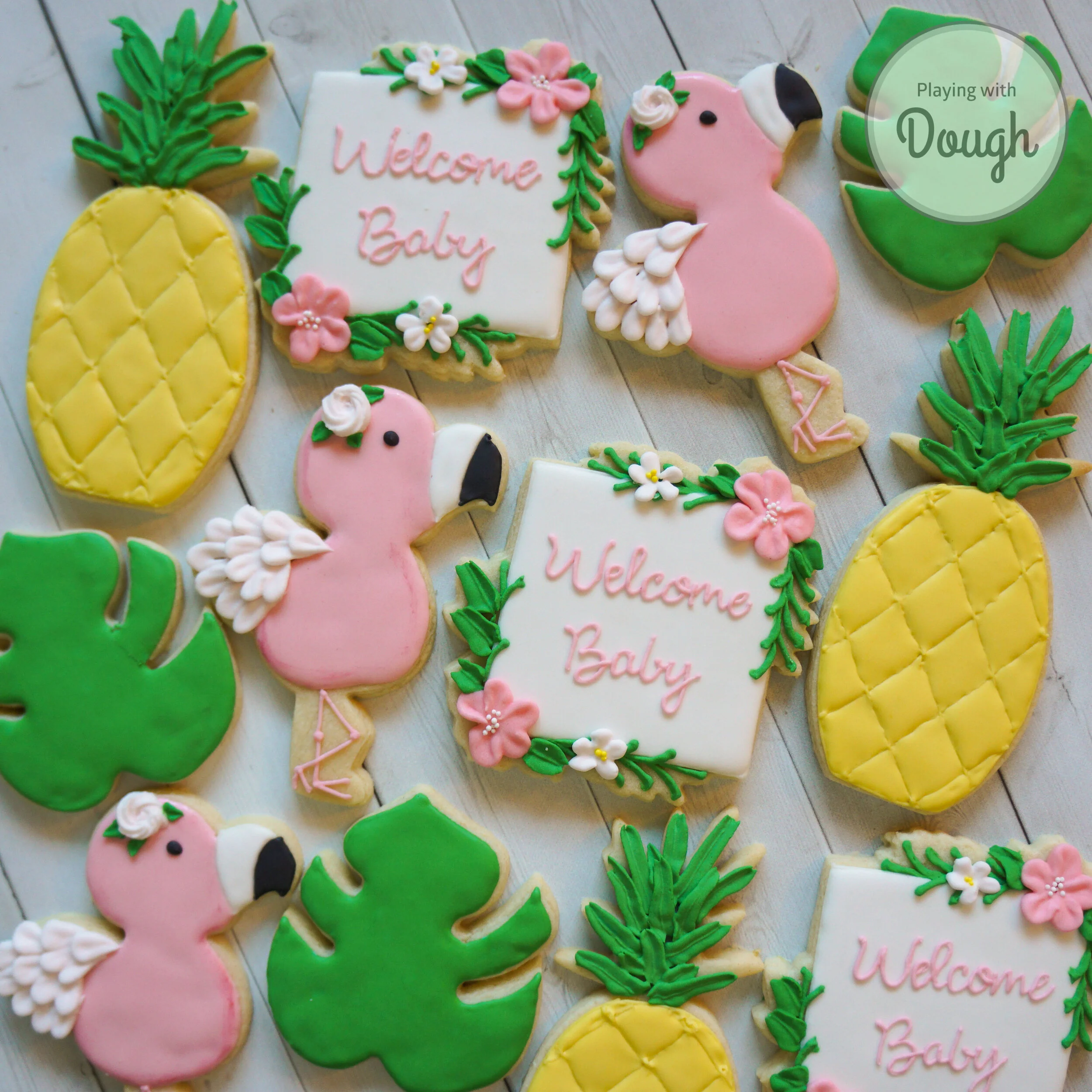Playing with Dough - Custom Decorated Baby Cookies