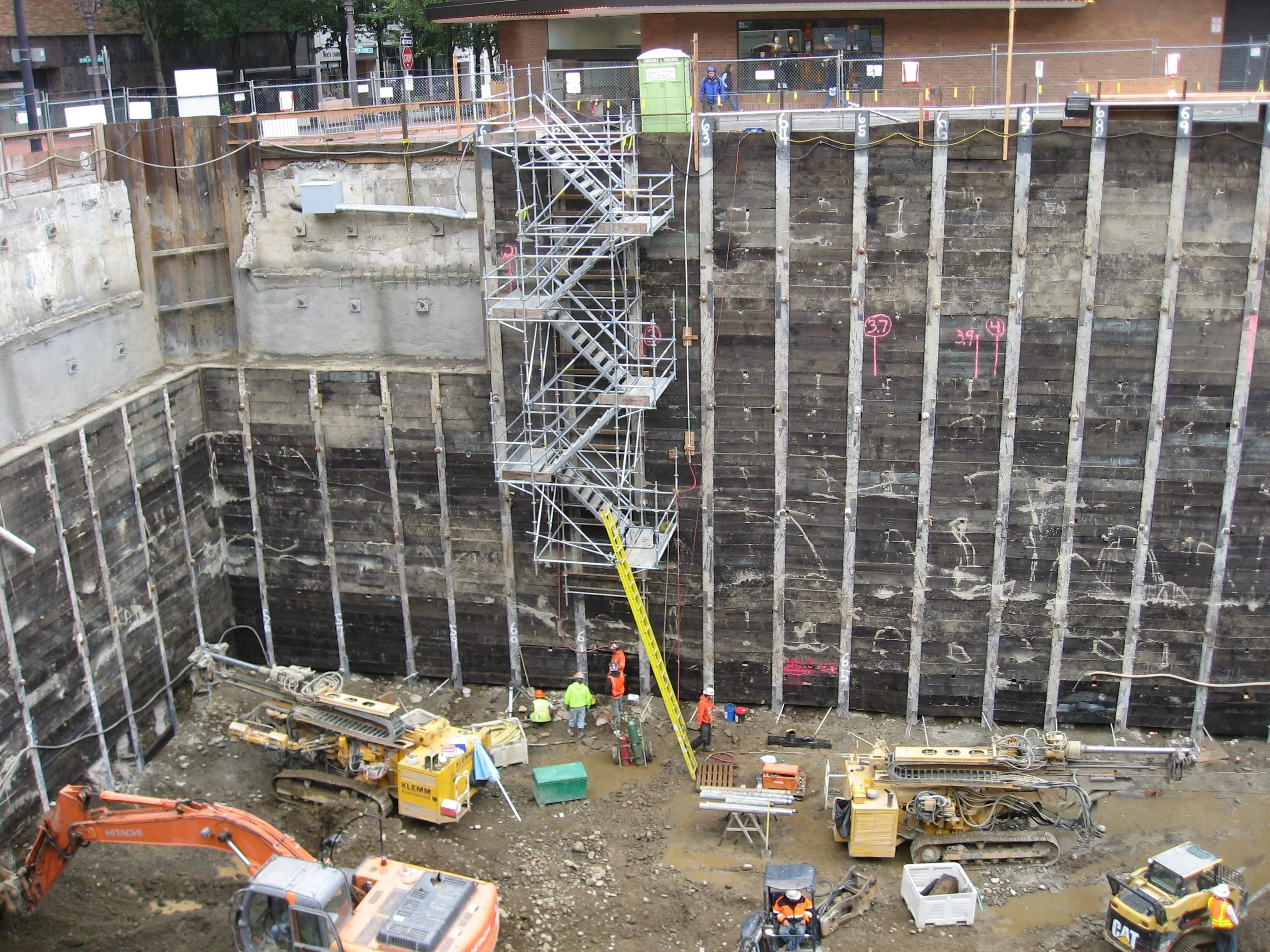 D.J. Scheffler & Nye - Foundation Drilling & Earth Shoring — Earth Shoring