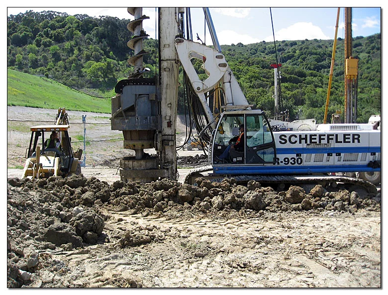 D.J. Scheffler & Nye - Foundation Drilling & Earth Shoring — Pre-Drilling