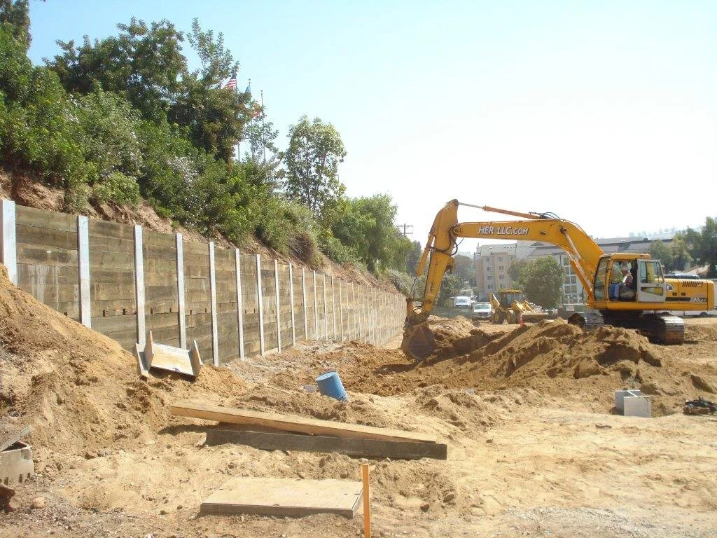 D.J. Scheffler & Nye - Foundation Drilling & Earth Shoring — Earth Shoring