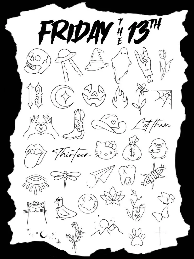 Friday the 13th Flash Special — Lighthouse Tattoo