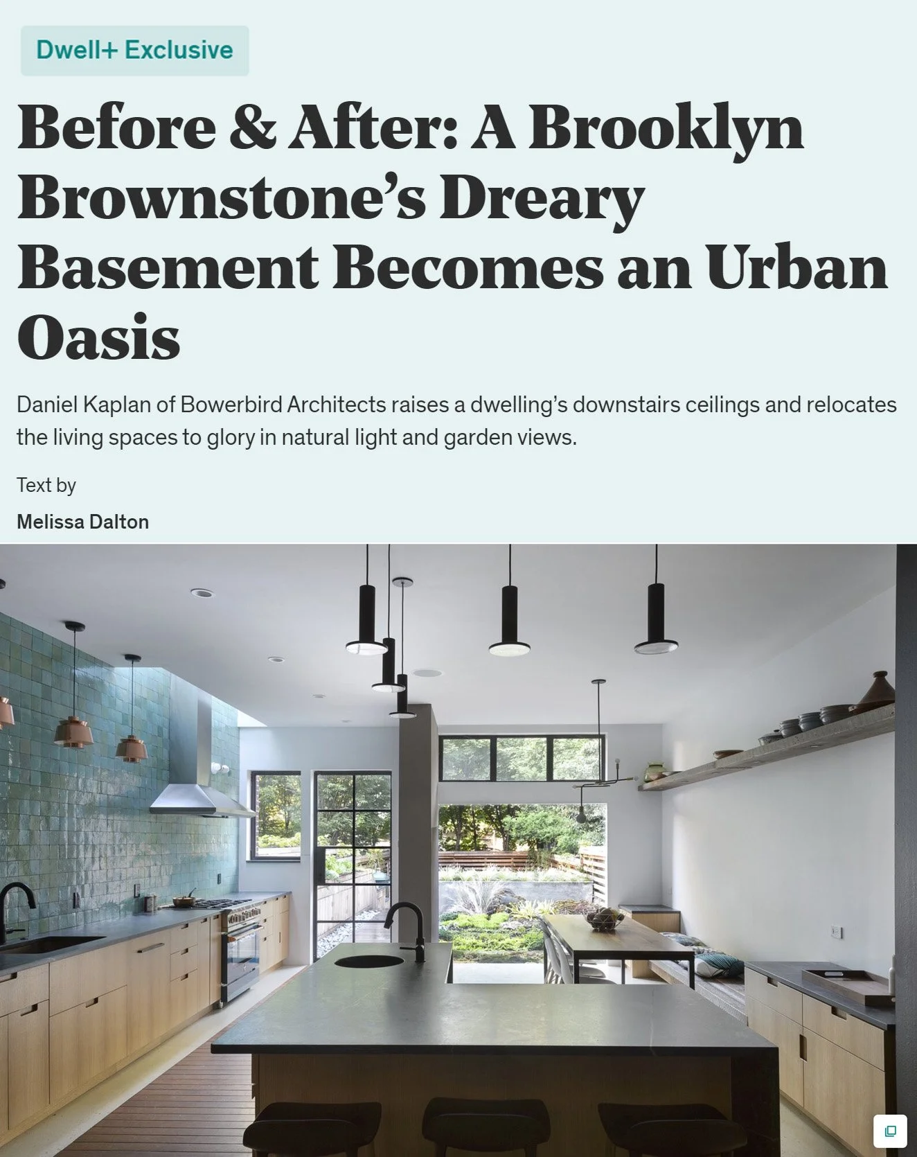 In Progress — Bowerbird Architects
