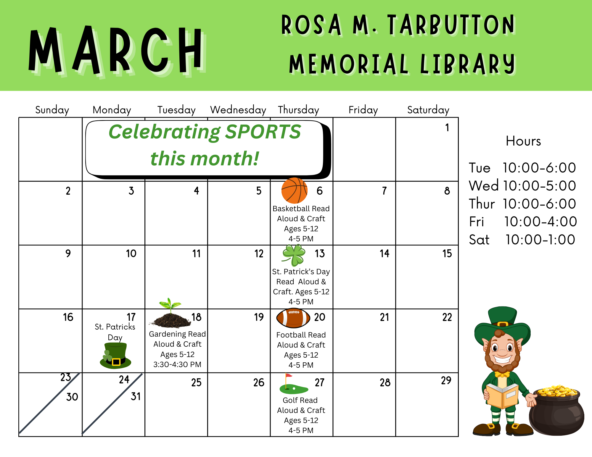 Rosa M Tarbutton Memorial Library — OCRL.ORG