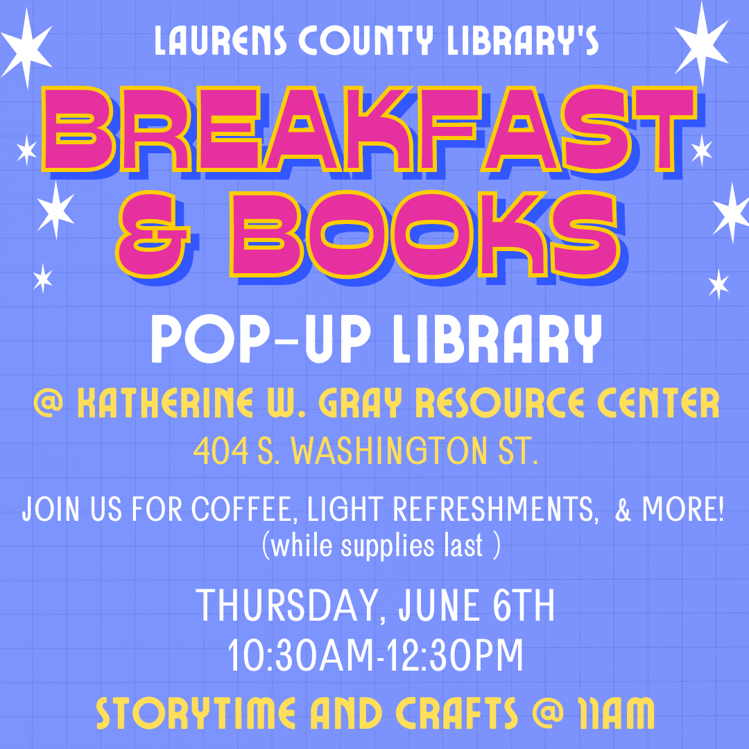 Breakfast & Books Pop-Up Library @ KWG Resource Center — OCRL.ORG