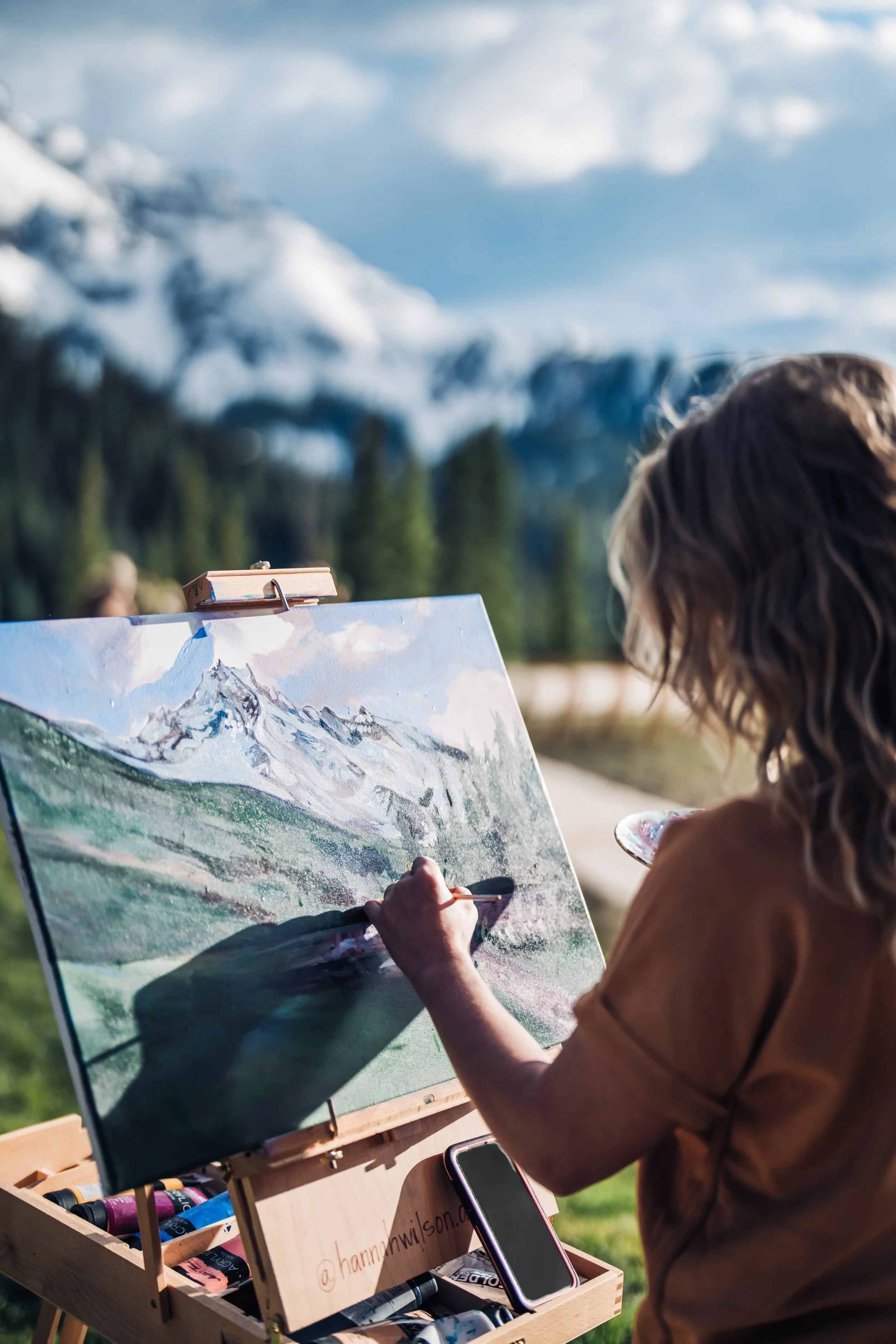 Live Wedding Painting