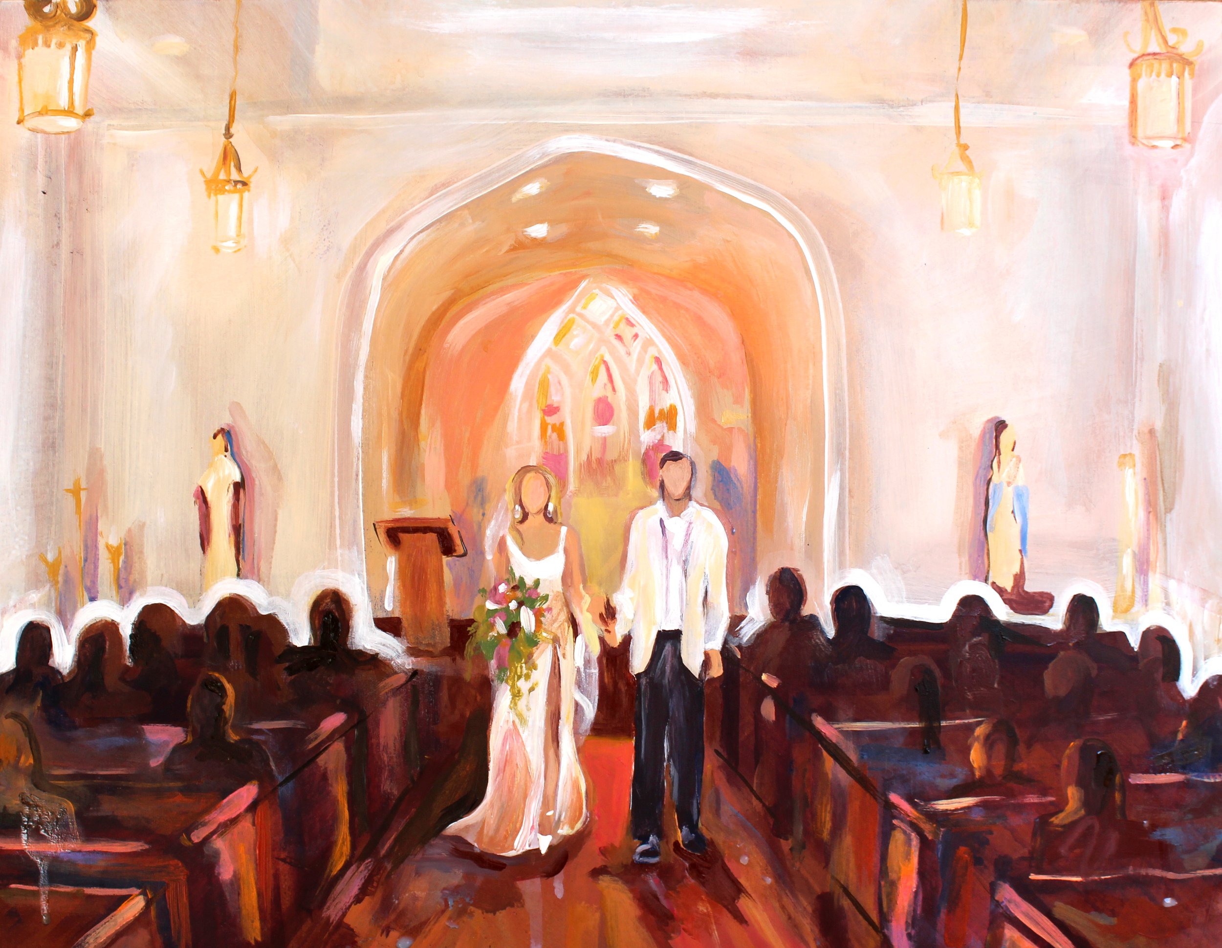 Live Wedding Painting