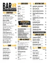 Railyard Brewing's Food & Beverage menu