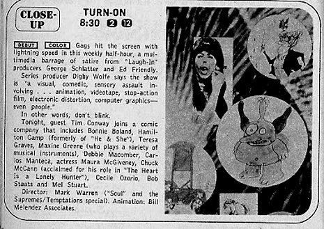 Turn-On, the Infamous Laugh-In Knockoff That Was Cancelled Halfway ...