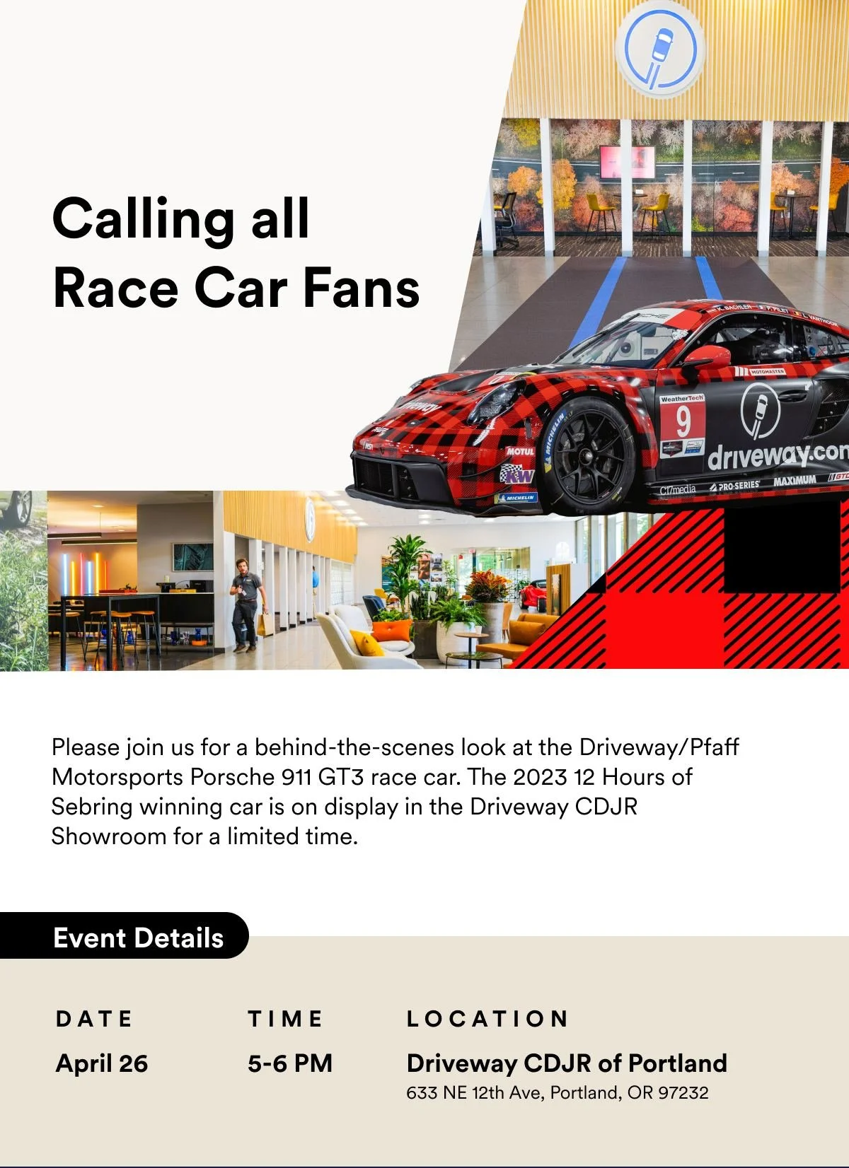 Driveway/Pfaff Motorsports Happy Hour — Avants